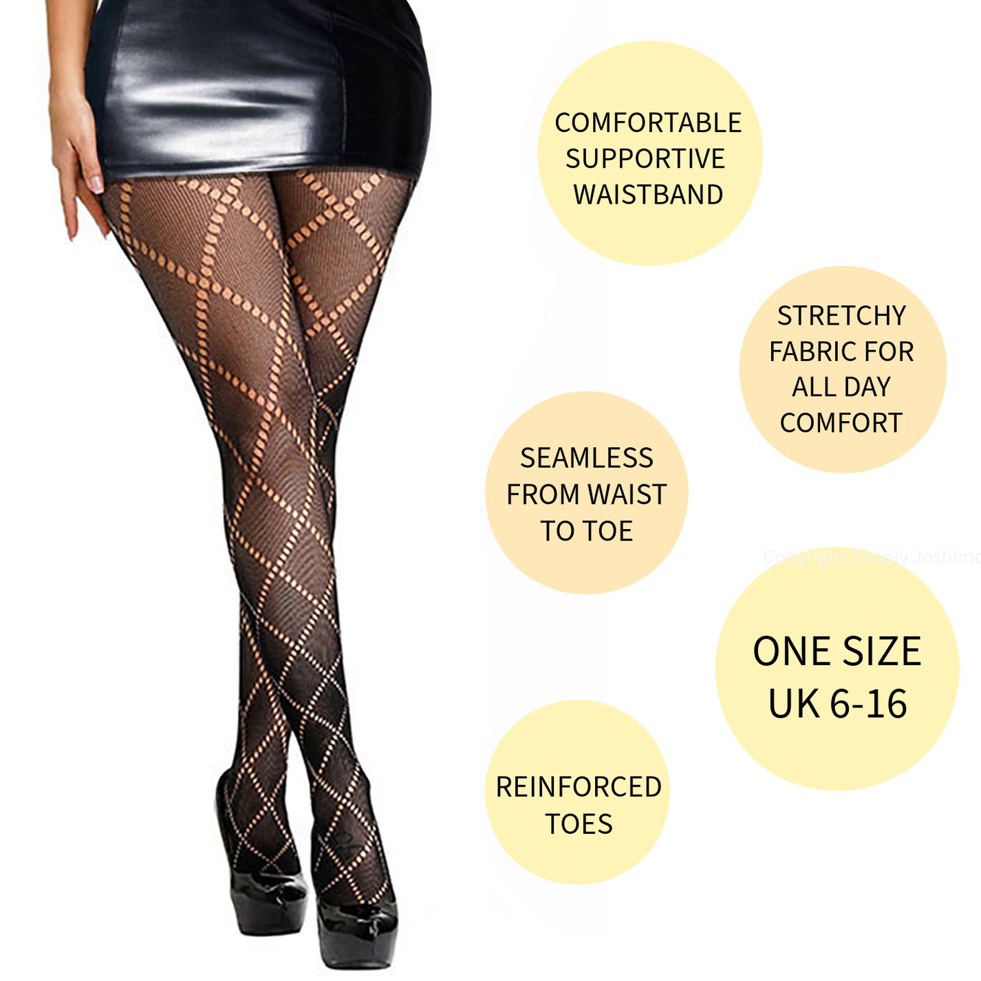 Order Diamond Cutout Fishnet Fashion Tights – Simply Joshimo