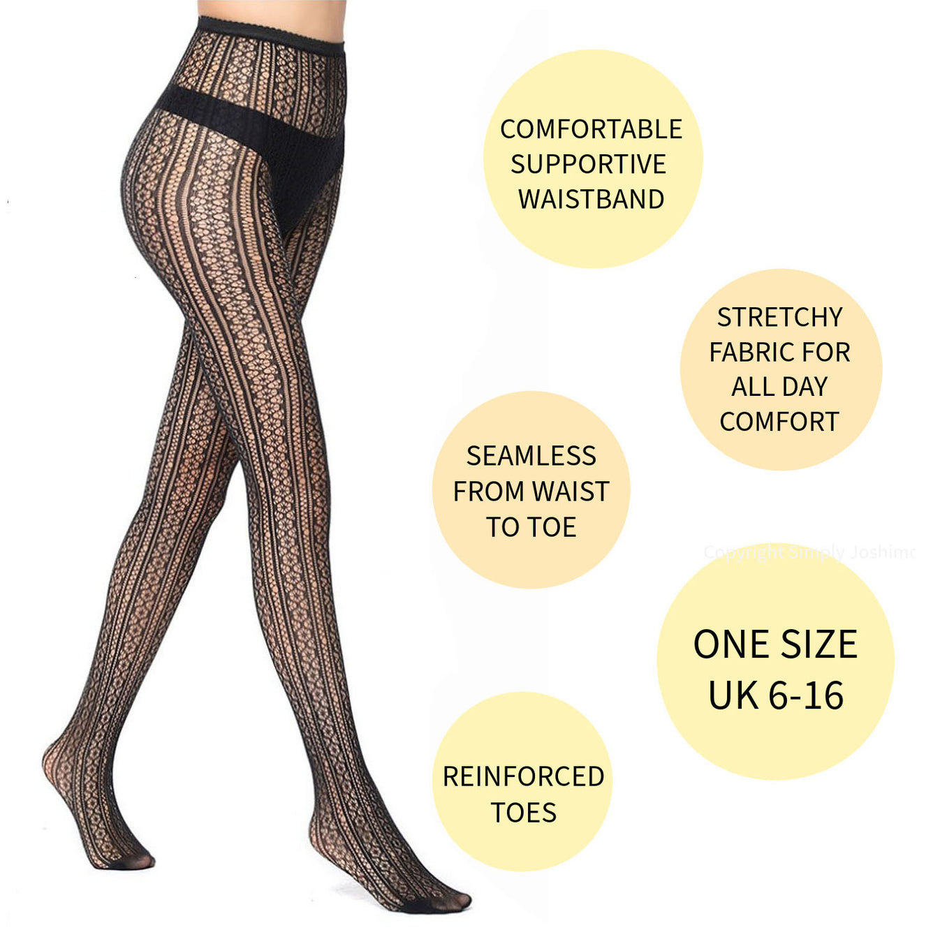 Order Busy Pinstripes Fishnet Tights – Simply Joshimo